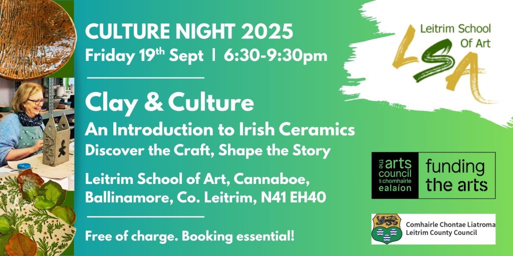 Eventbrite Poster Culture Night | Leitrim School of Art